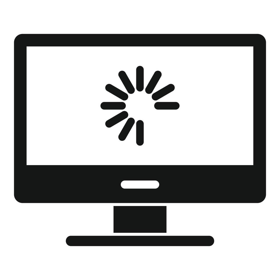 Pc update system icon, simple style 14647602 Vector Art at Vecteezy