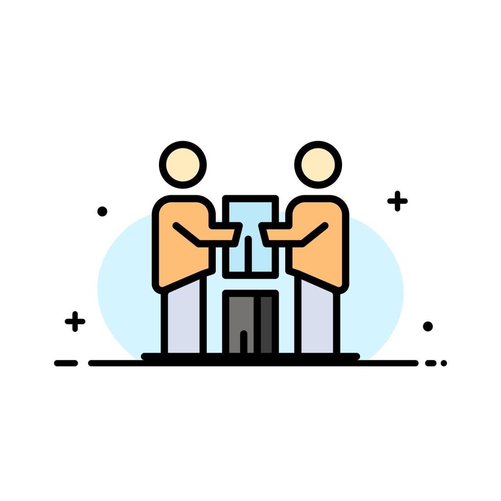 Business Cooperation Partners Partnership Team Business Flat Line ... Business Cooperation Partners Partnership Team Business Flat Line ...