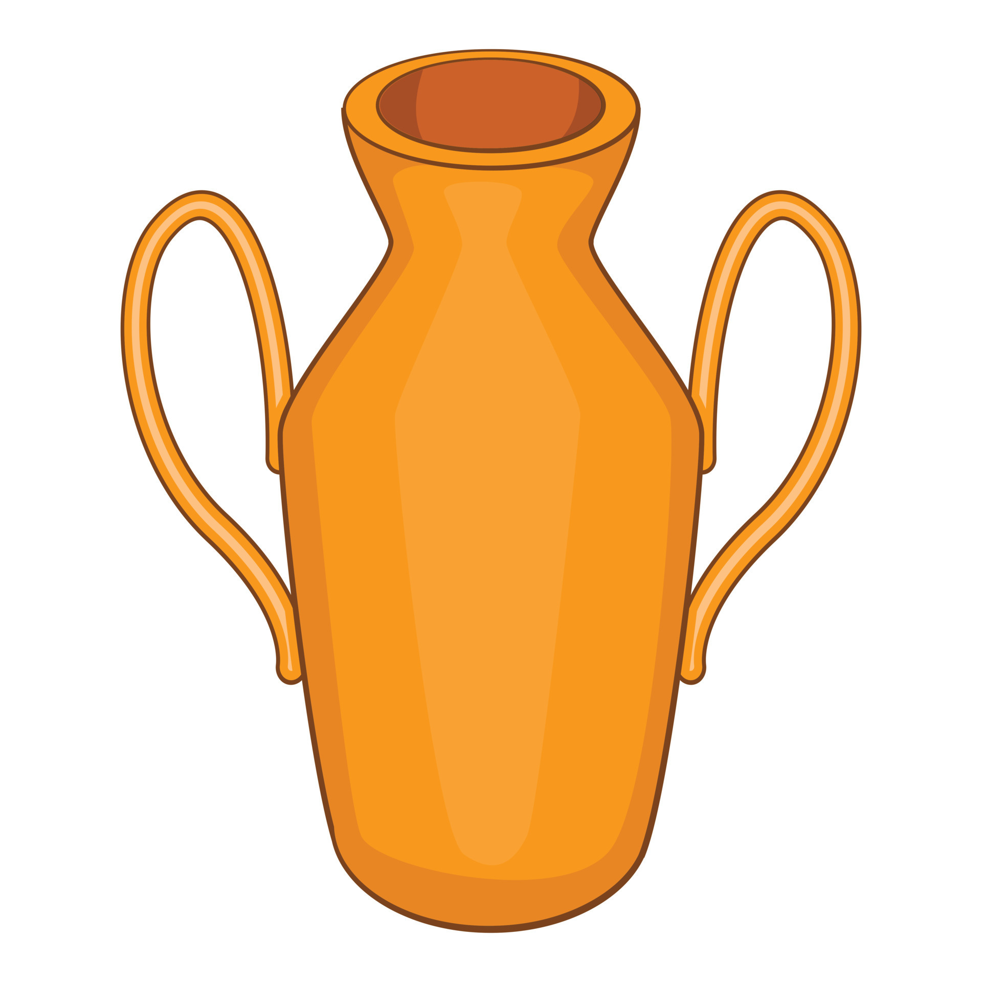 Icono De Jarrón Antiguo Estilo De Dibujos Animados 14649256 Vector En Vecteezy