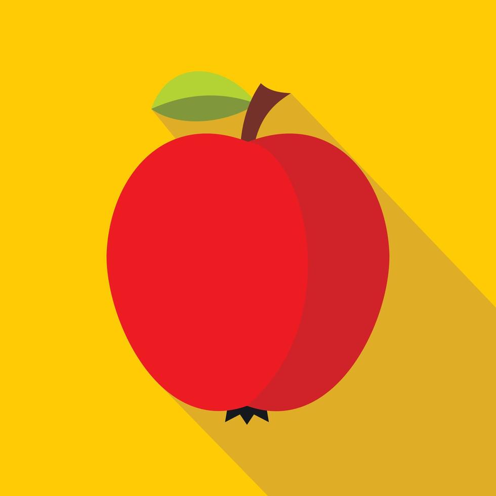 Red apple icon, flat style 14649543 Vector Art at Vecteezy Red apple icon, flat style 14649543 Vector Art at Vecteezy