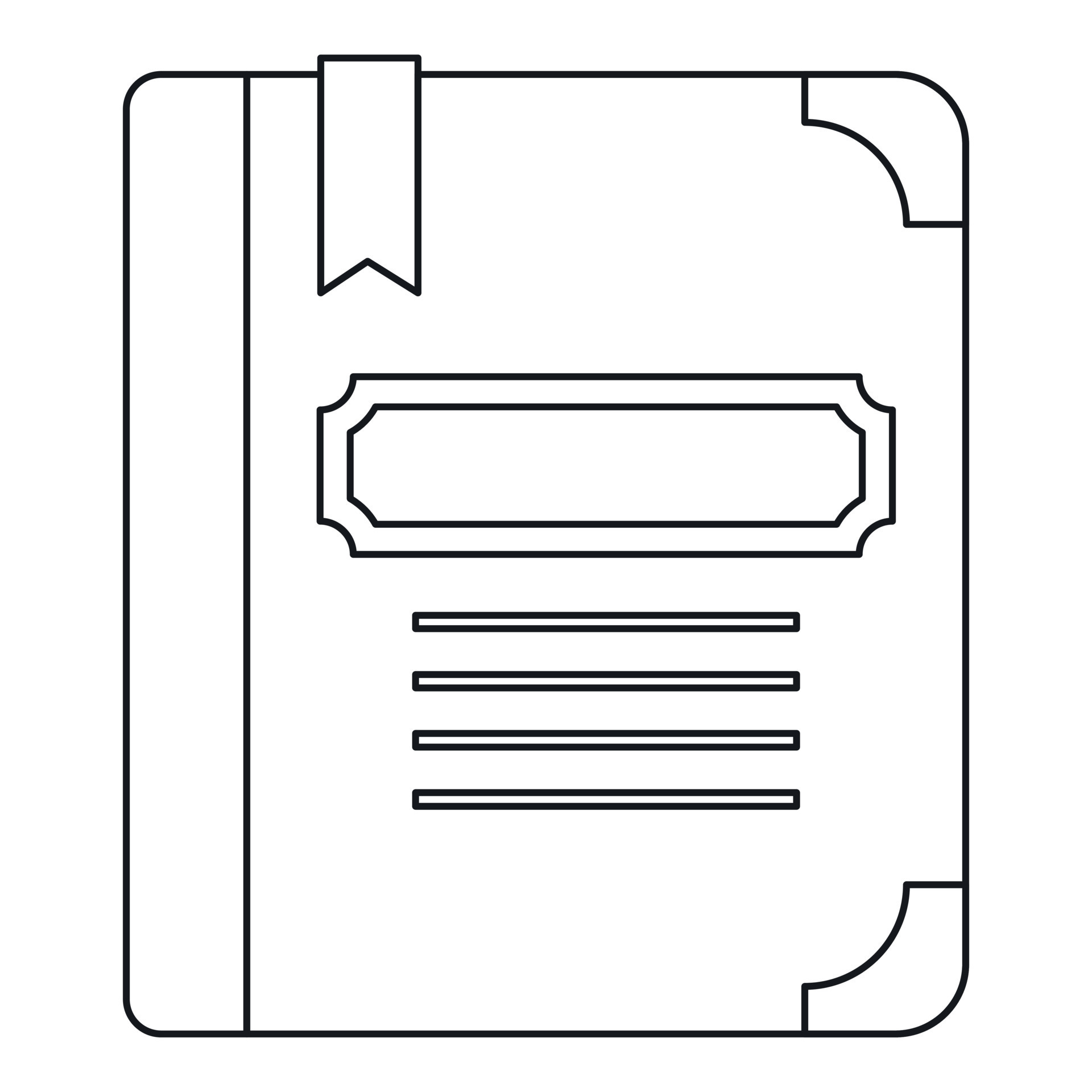 Tutorial With Bookmark Icon Outline Style 14649831 Vector Art At Vecteezy