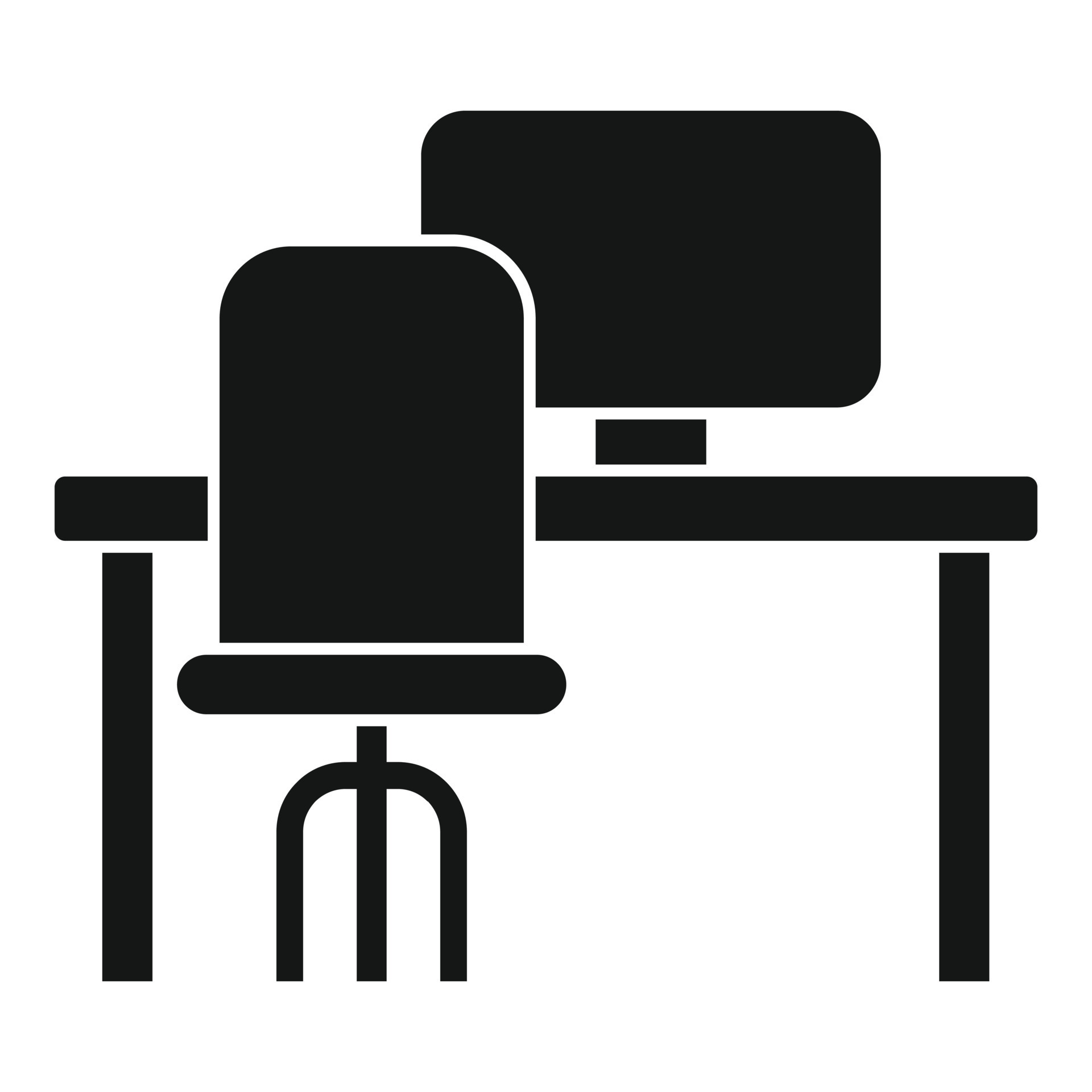 Computer workspace icon, simple style 14650041 Vector Art at Vecteezy