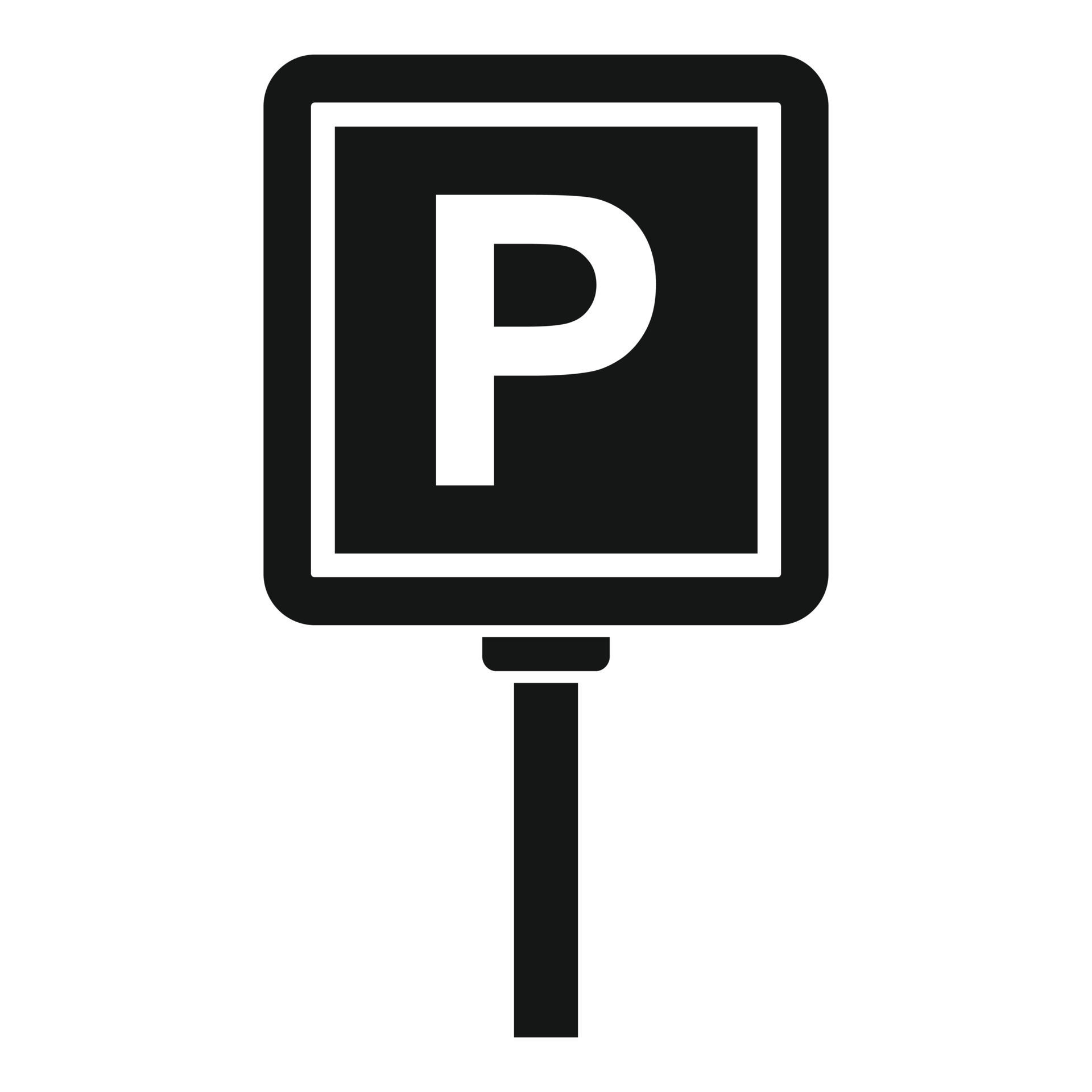 Parking road sign icon, simple style 14650287 Vector Art at Vecteezy