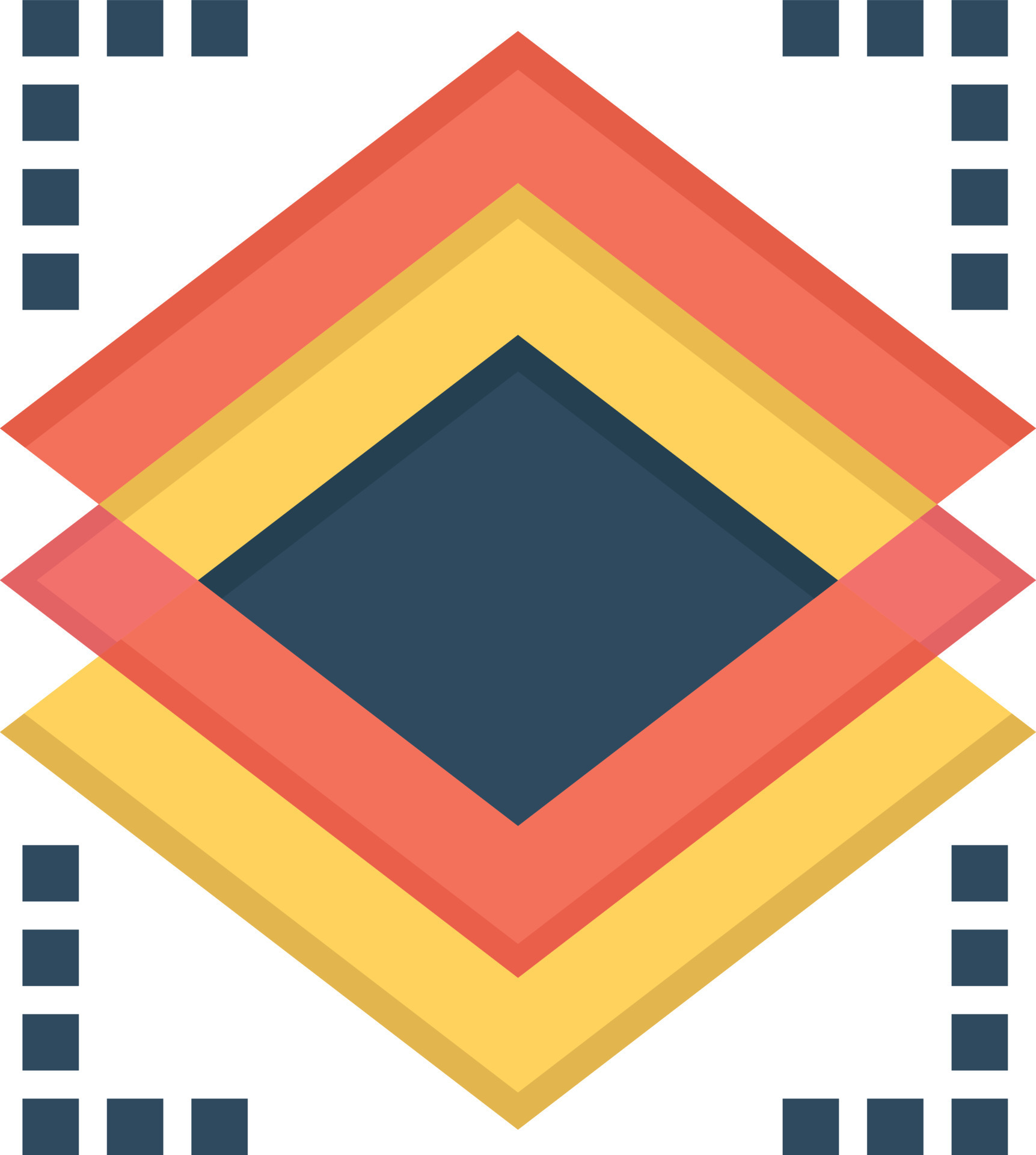 Layers Object Layer Server Flat Color Icon Vector Icon Banner Template