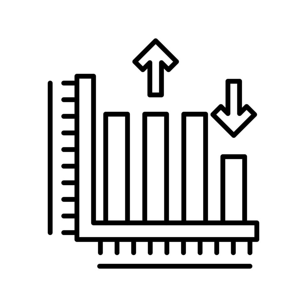 Bar Graph Vector Icon 14653653 Vector Art at Vecteezy