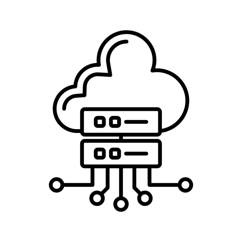 Server Vector Icon 14654193 Vector Art at Vecteezy