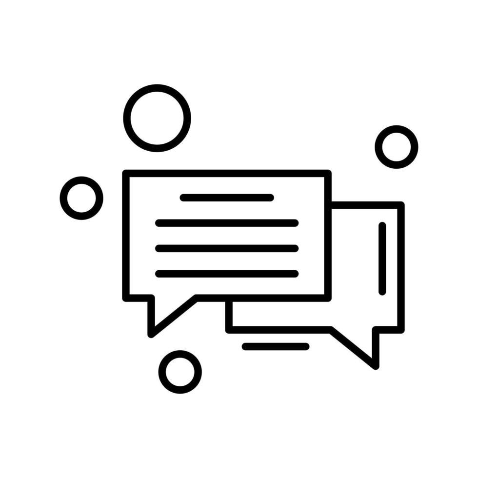 Message Bubble Vector Icon 14654431 Vector Art at Vecteezy