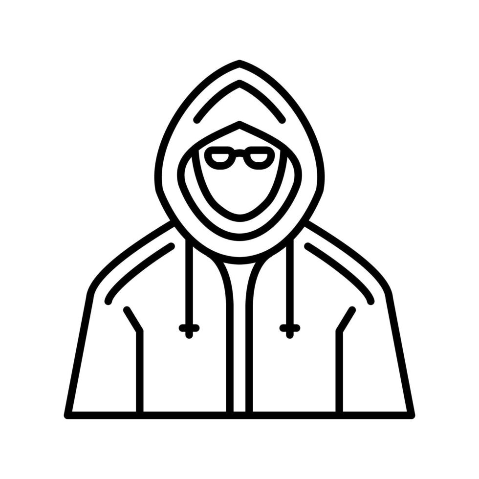 Hacker Vector Icon 14654671 Vector Art at Vecteezy