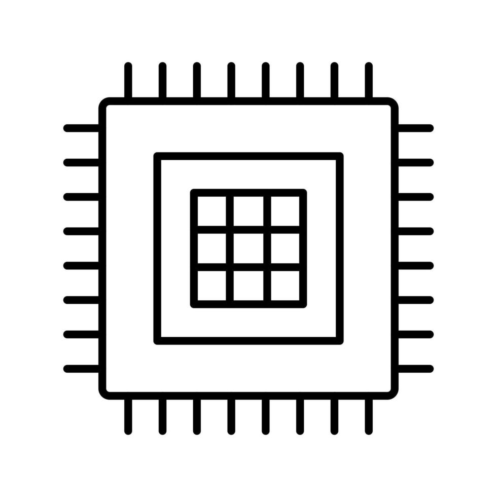 Processor Vector Icon 14654765 Vector Art at Vecteezy