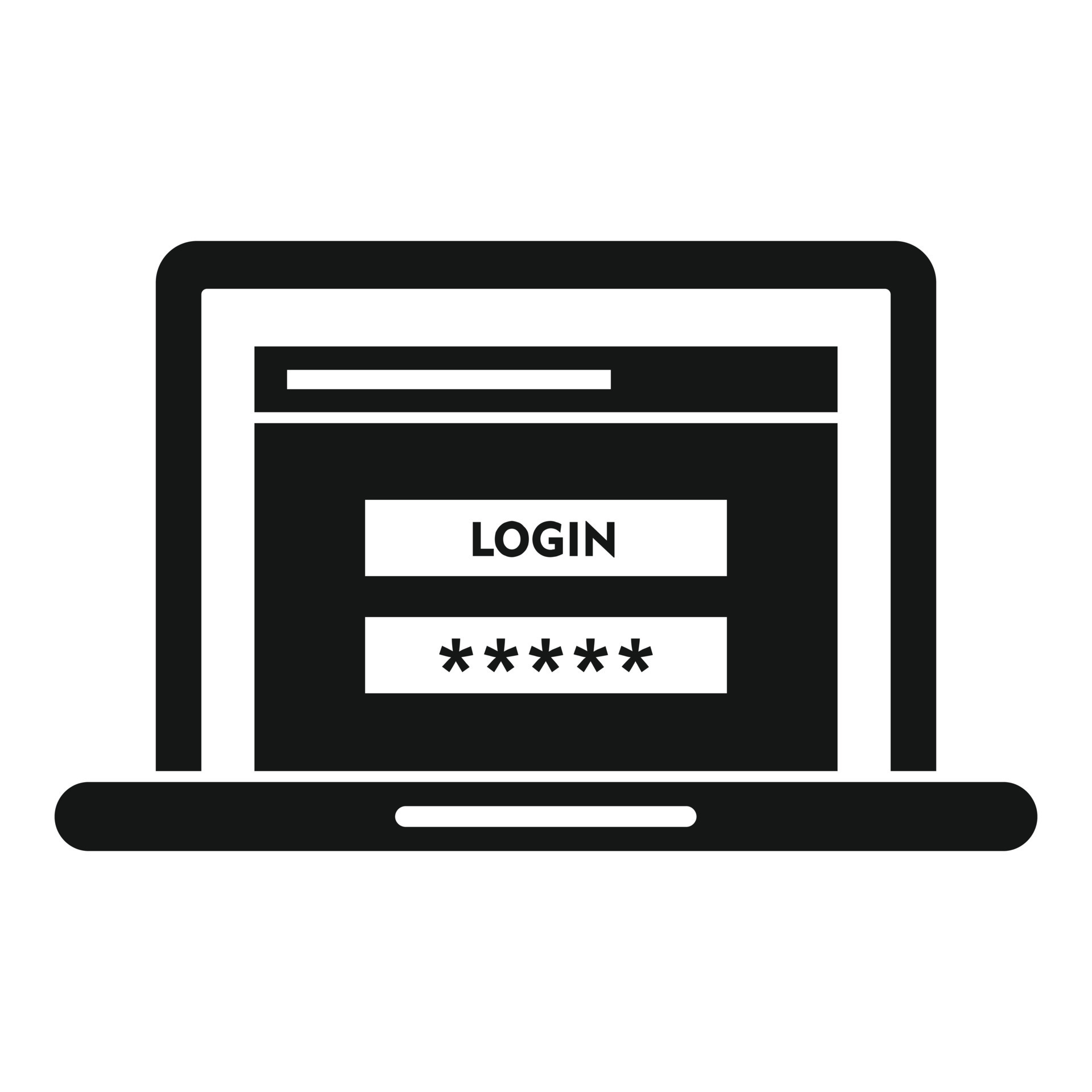 Laptop authentication icon, simple style 14655518 Vector Art at Vecteezy Laptop authentication icon, simple style 14655518 Vector Art at Vecteezy