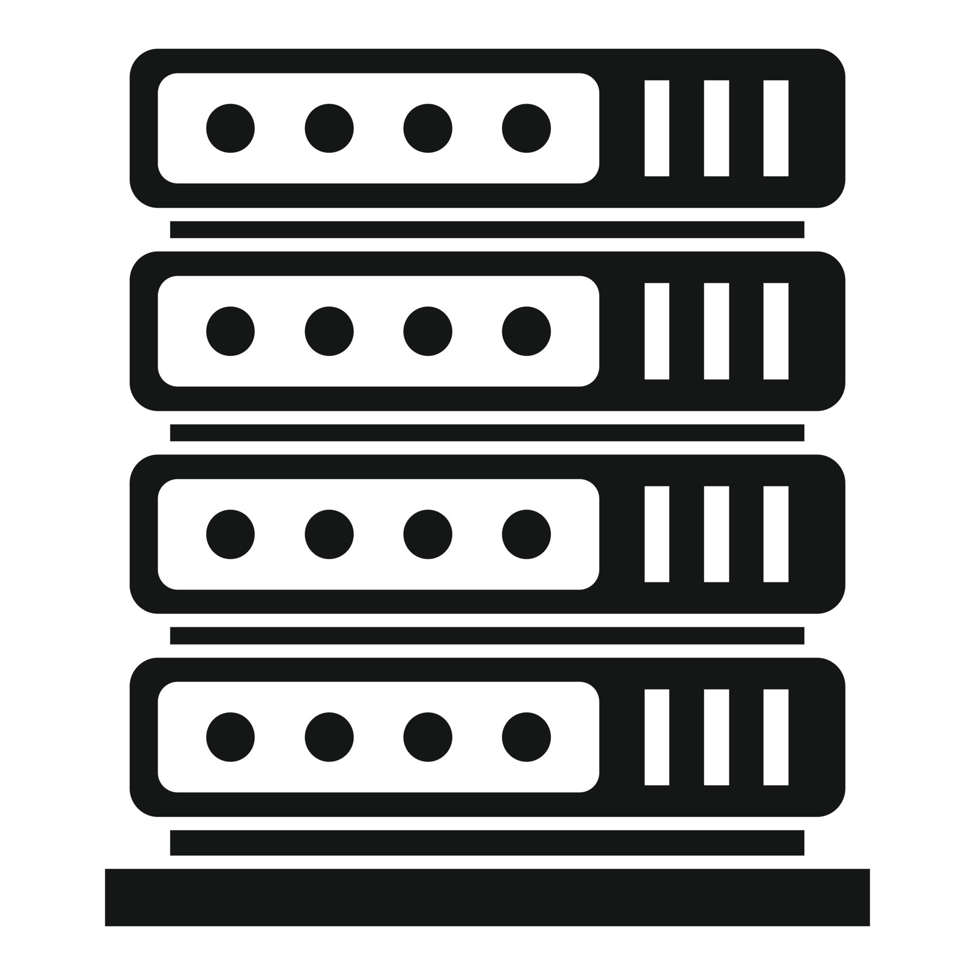 Server Rack Icon Simple Style 14655703 Vector Art At Vecteezy