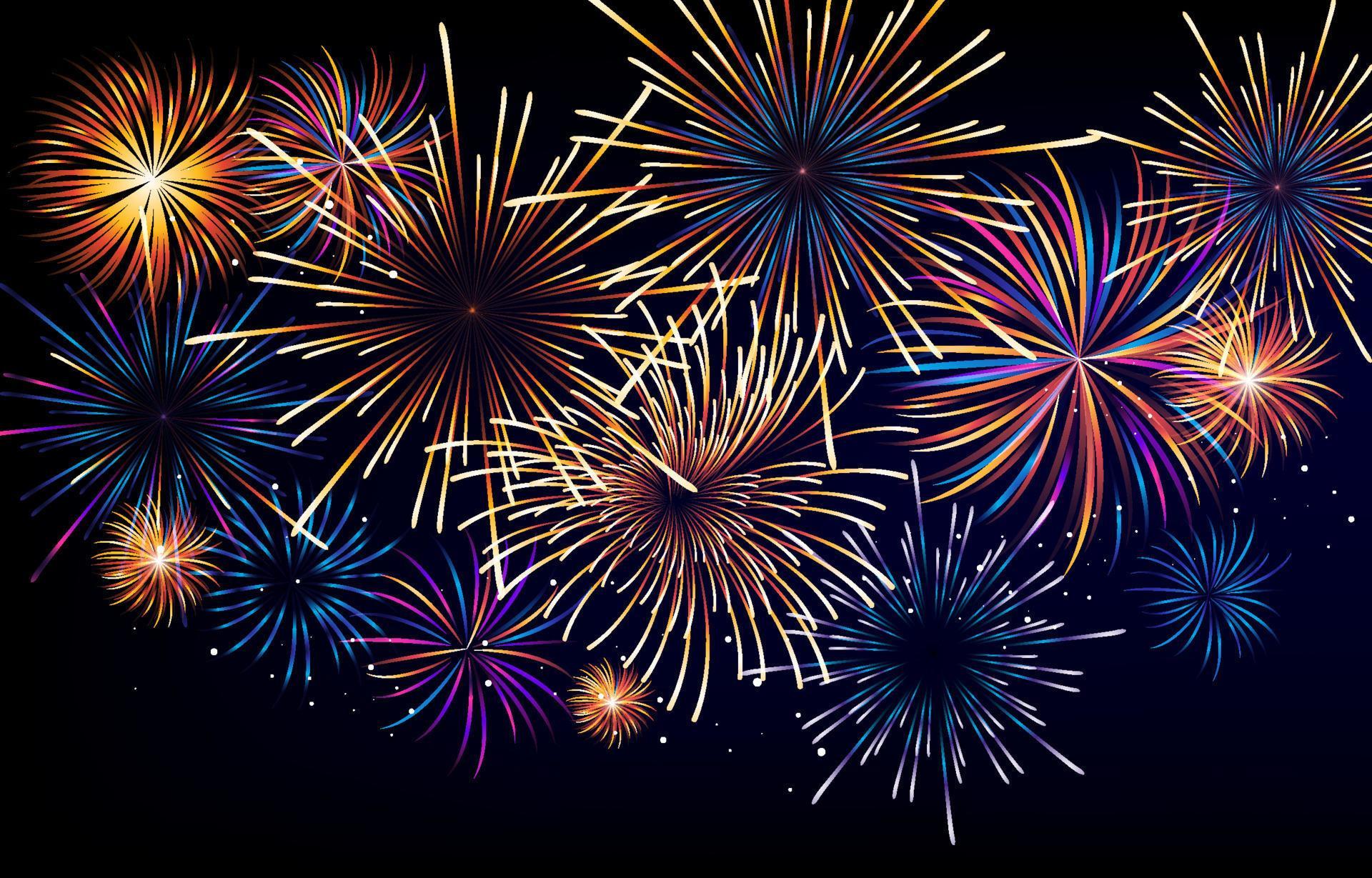 Fireworks Background Concept 14656915 Vector Art at Vecteezy