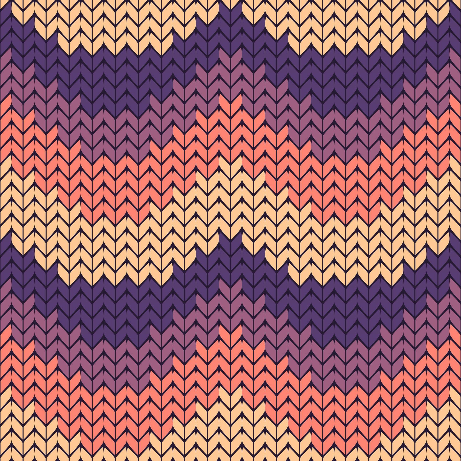 Seamless background with knitted pattern. Knitted fabric. knit stitch ...
