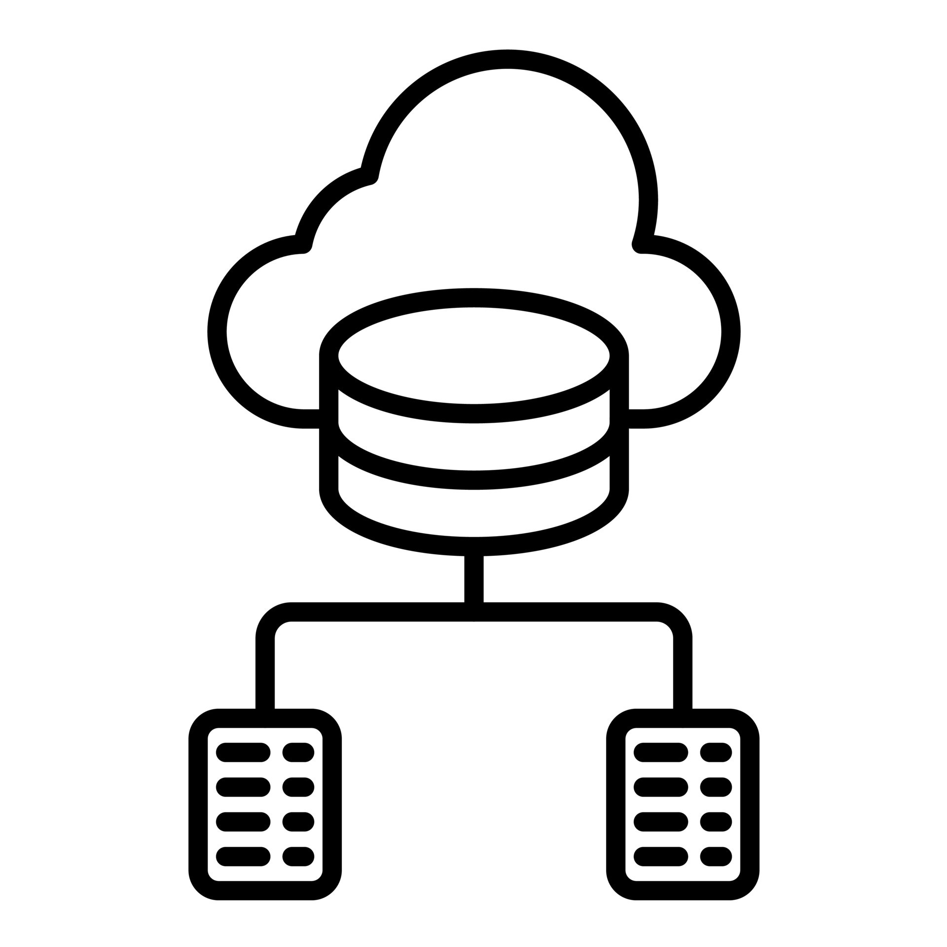 Data Infrastructure Line Icon 14660614 Vector Art At Vecteezy