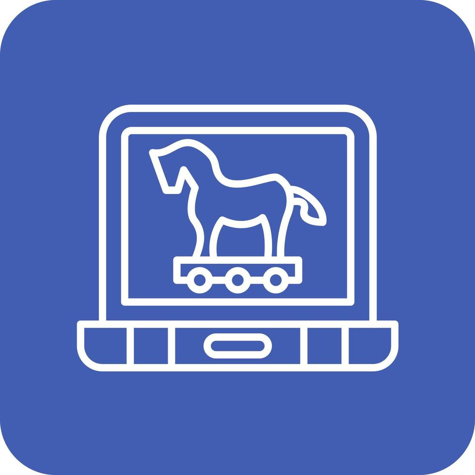 Trojan Line Round Corner Background Icons 14661303 Vector Art at Vecteezy