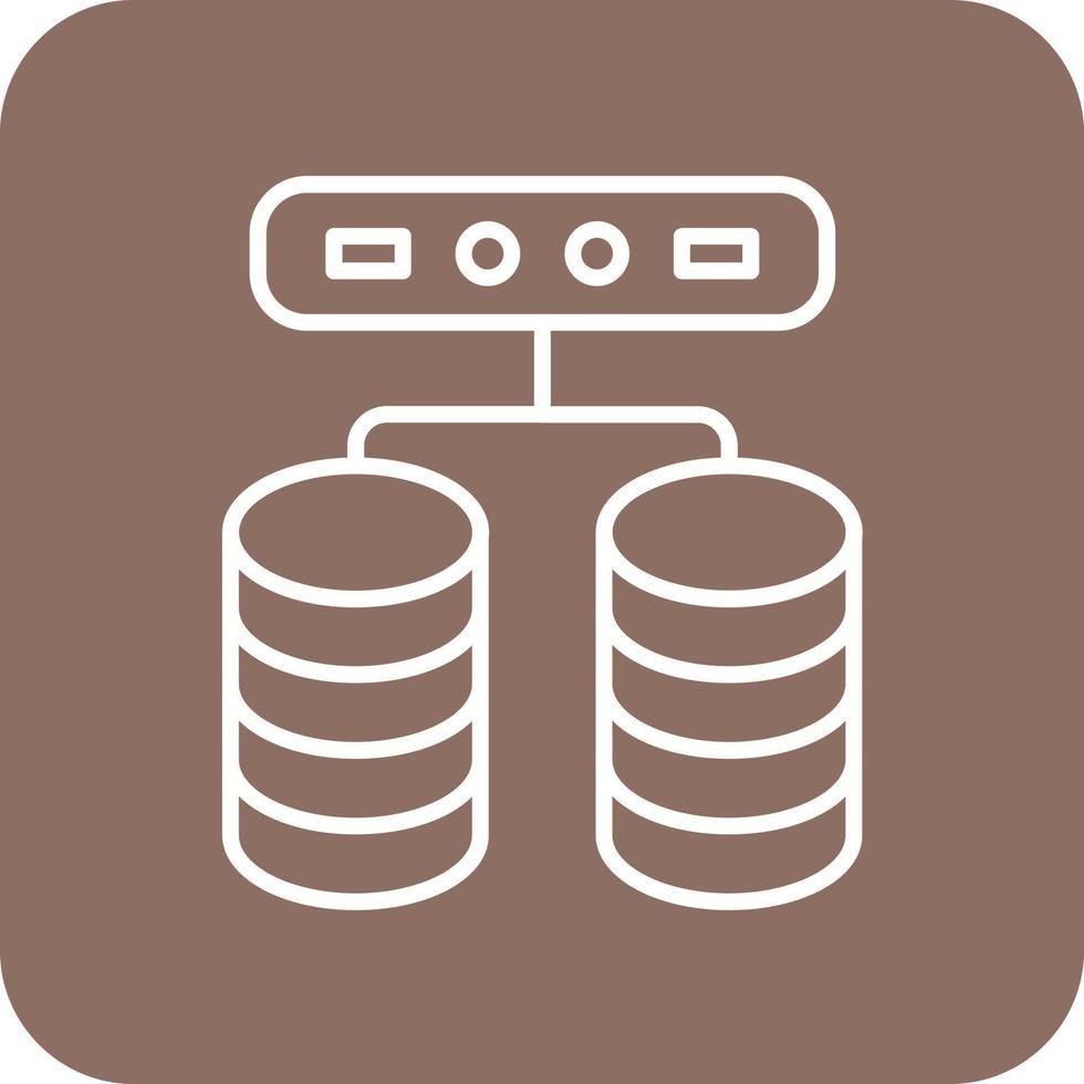 Big Data Line Round Corner Background Icons 14662013 Vector Art At Vecteezy