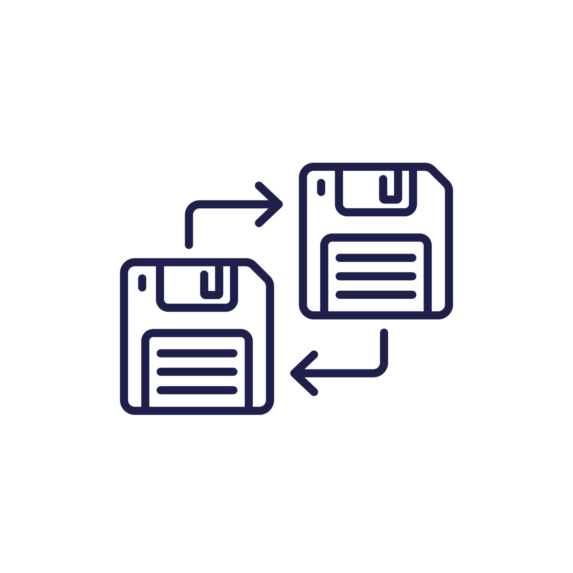 backup line icon with a floppy disk 14663338 Vector Art at Vecteezy
