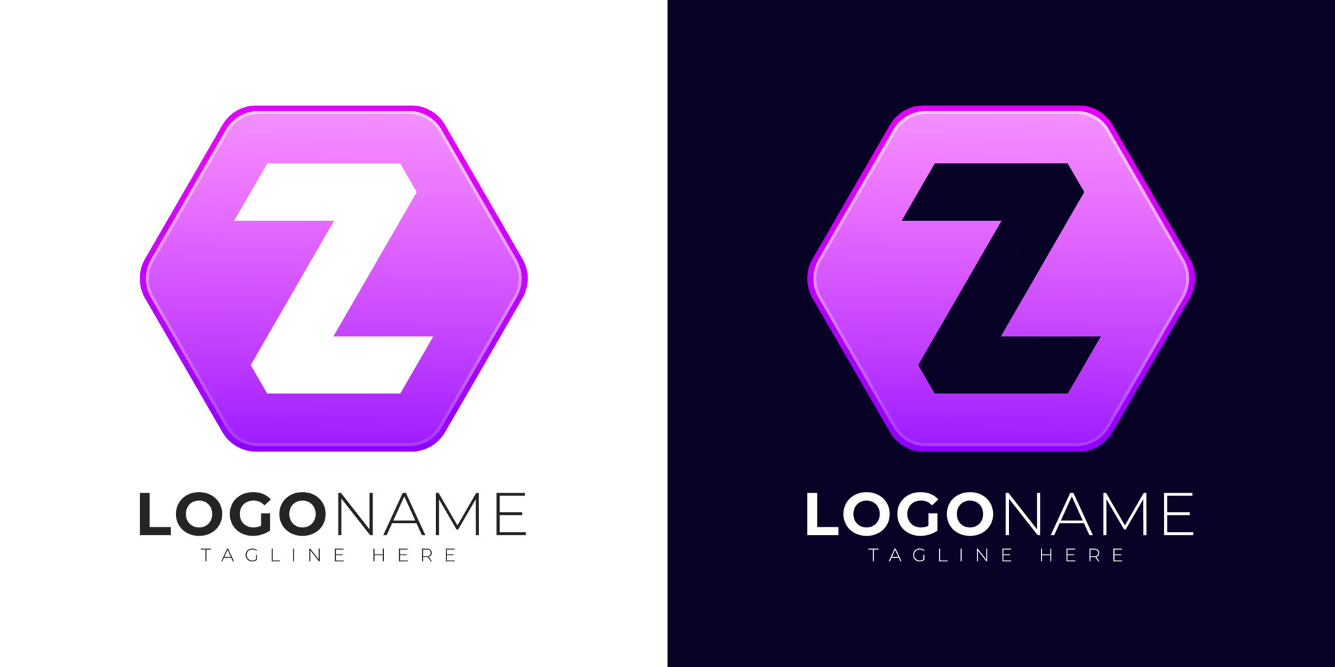 plantilla de diseño de vector de logotipo de letra z. icono moderno del logotipo de la letra z ...