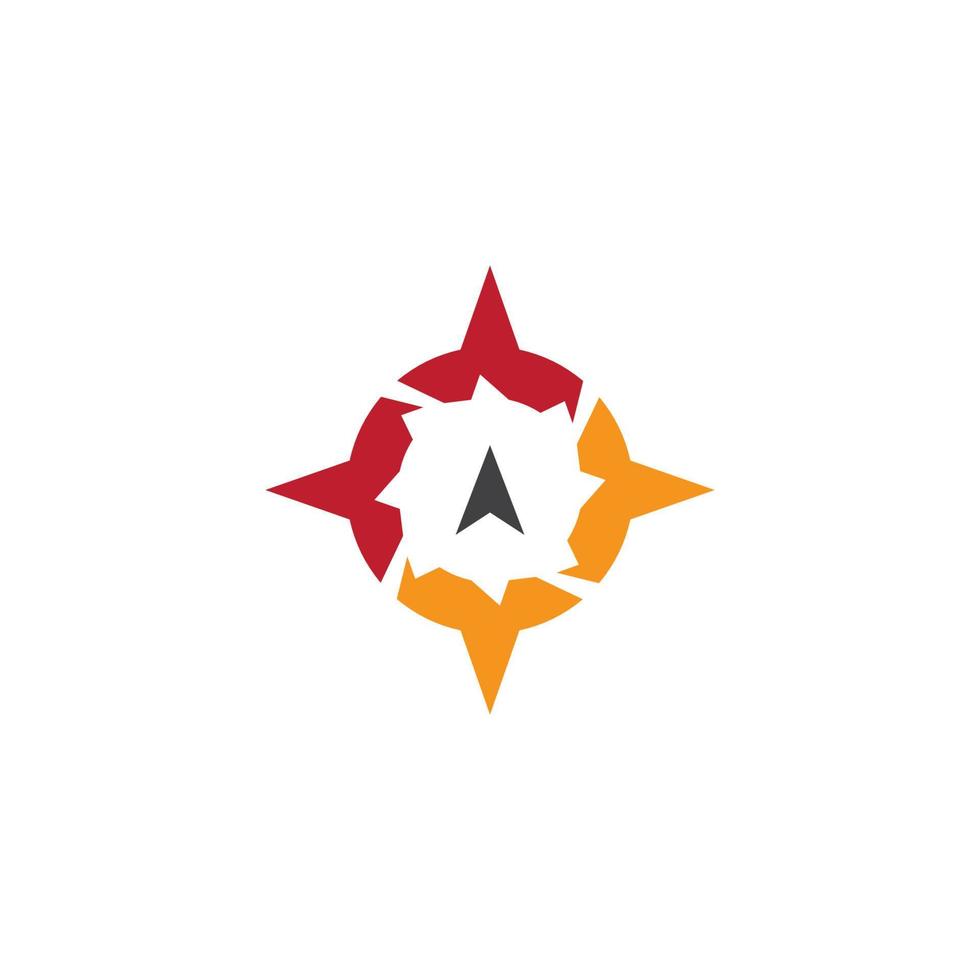 Compass Symbol Vector Icon 14664982 Vector Art At Vecteezy