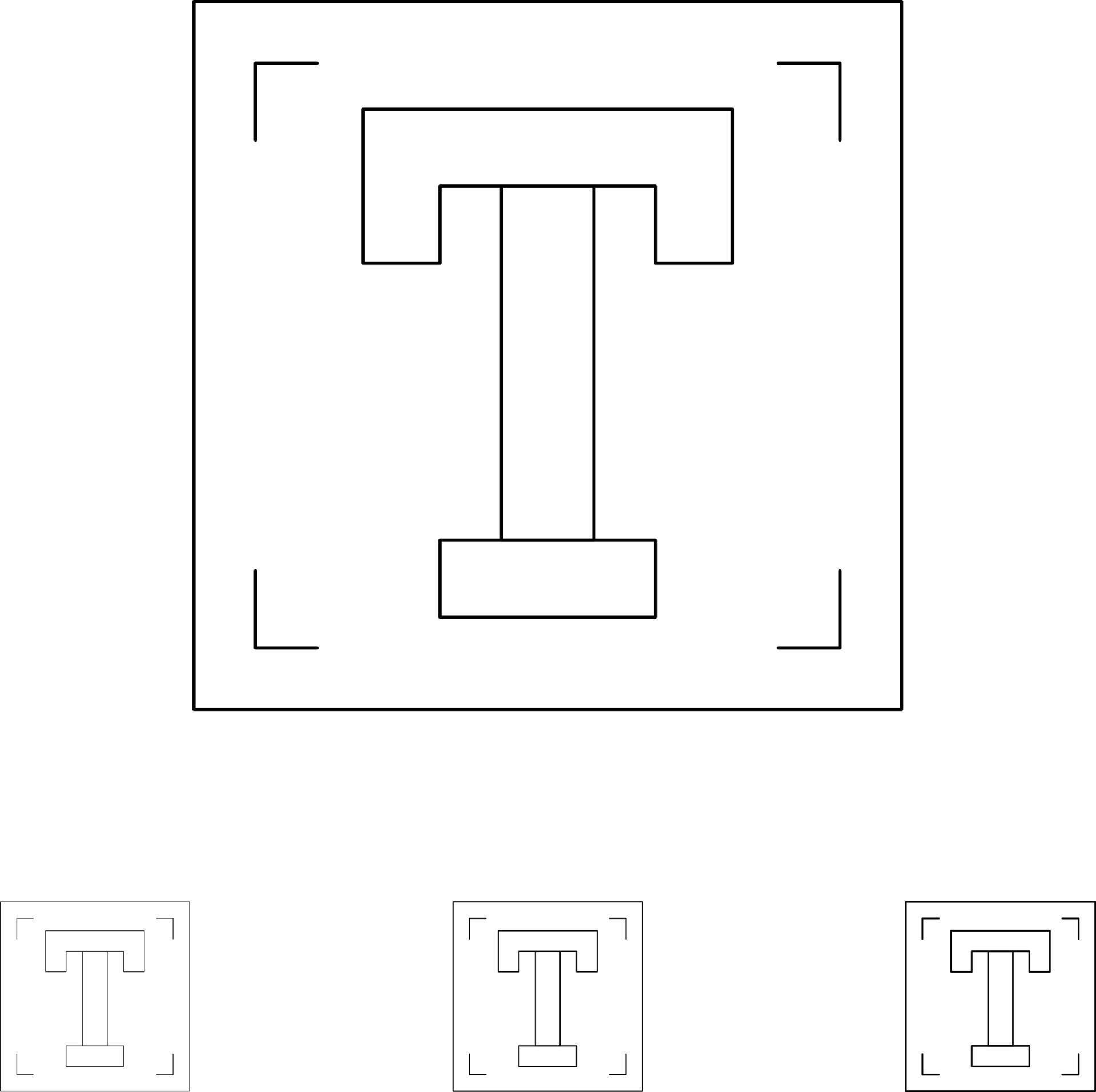 Designer Font Path Program Text Bold And Thin Black Line Icon Set