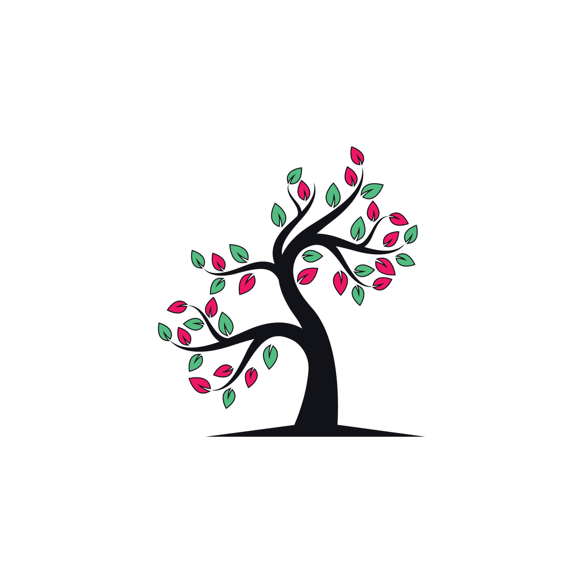 Tree symbol vector illustration 14665996 Vector Art at Vecteezy