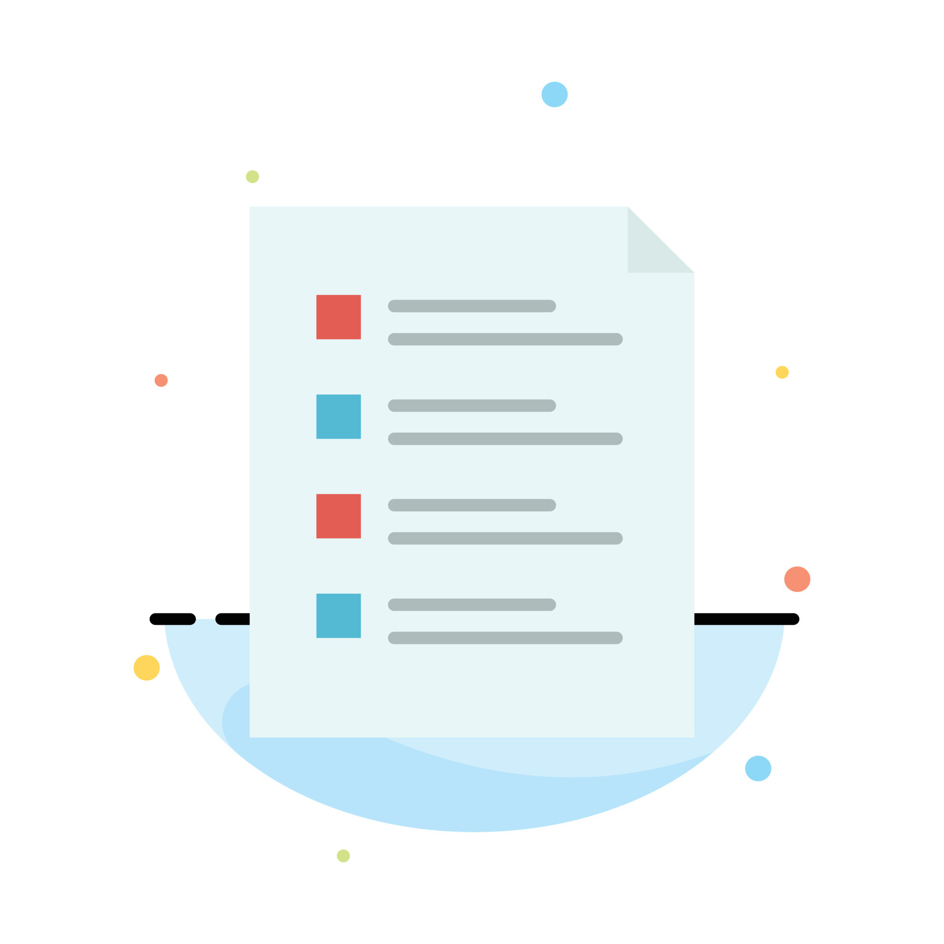 Checklist Check File List Page Task Testing Abstract Flat Color Icon Template 14667828 Vector