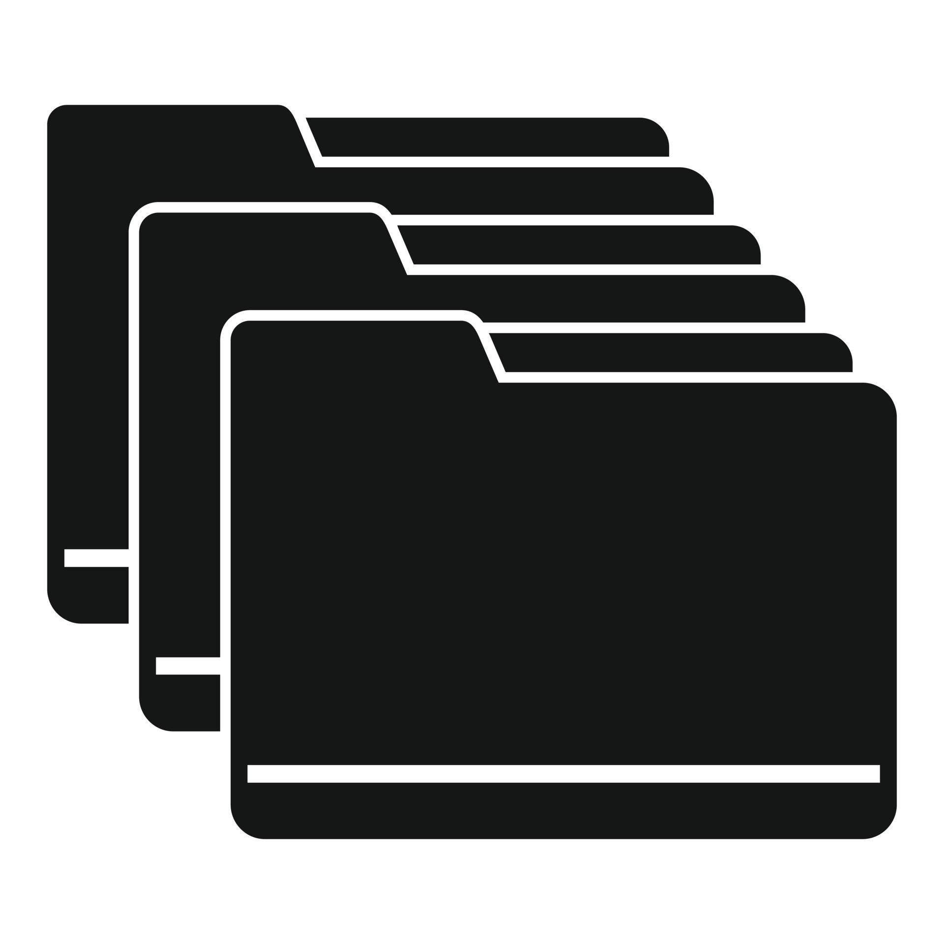 Folder Stack Icon Simple Style 14668899 Vector Art At Vecteezy
