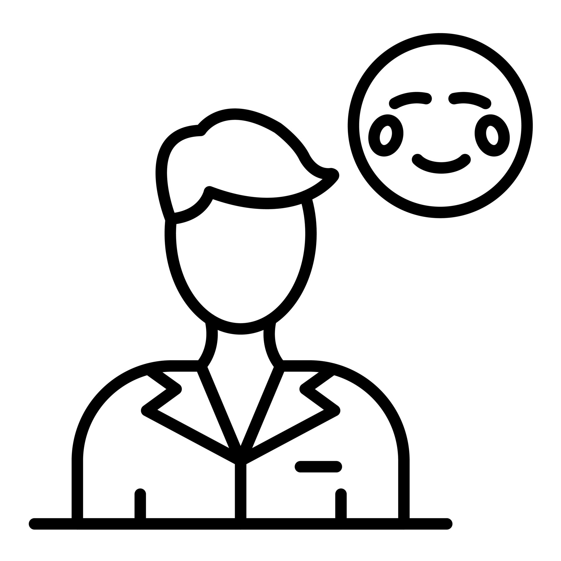 Shy Line Icon 14670291 Vector Art at Vecteezy