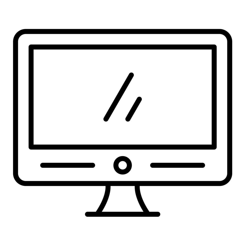 Computer Line Icon 14670338 Vector Art at Vecteezy