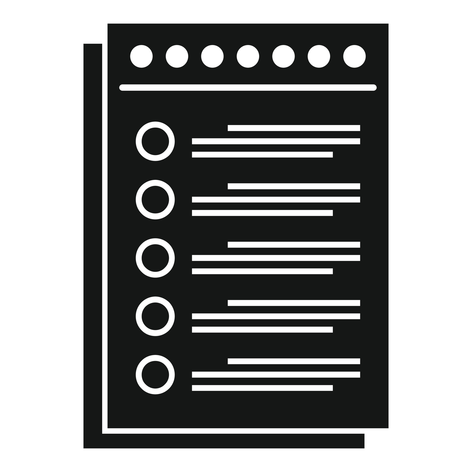 To-do list paper icon, simple style 14672326 Vector Art at Vecteezy