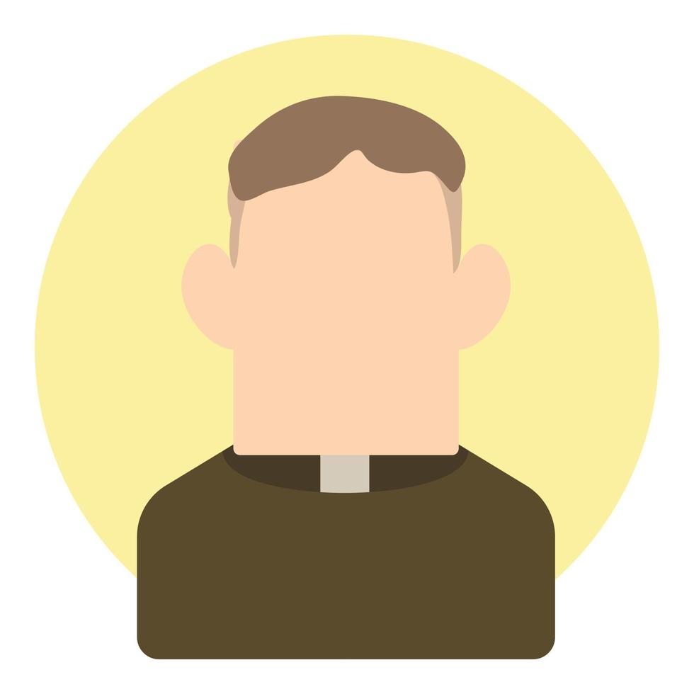 Priest icon, flat style 14673260 Vector Art at Vecteezy Priest icon, flat style 14673260 Vector Art at Vecteezy