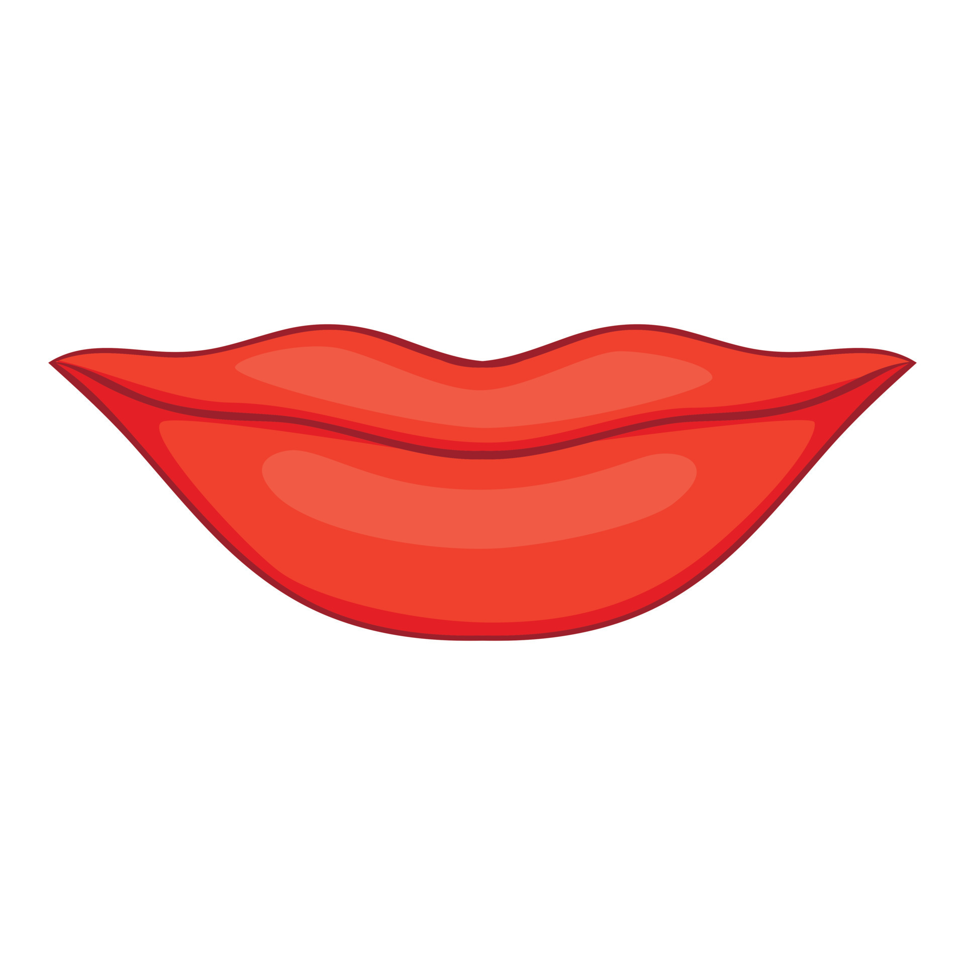 Icono De Labios Estilo De Dibujos Animados 14676733 Vector En Vecteezy