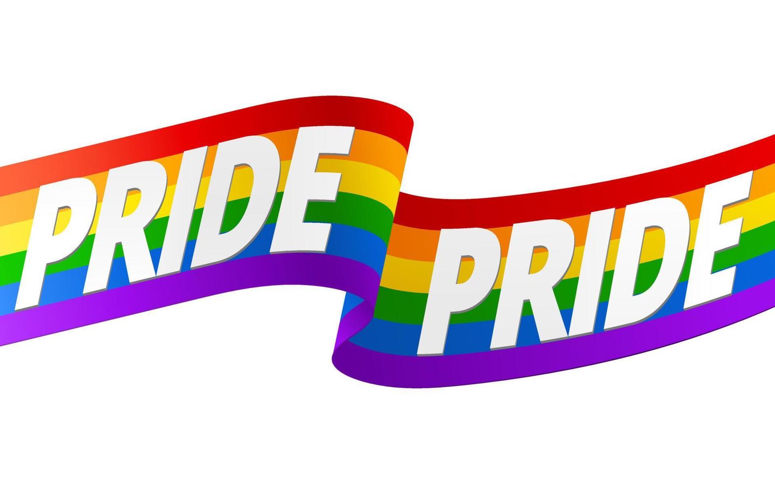 Social Media Banner Or Post Template Rainbow Lgbt Flag And Celebrate