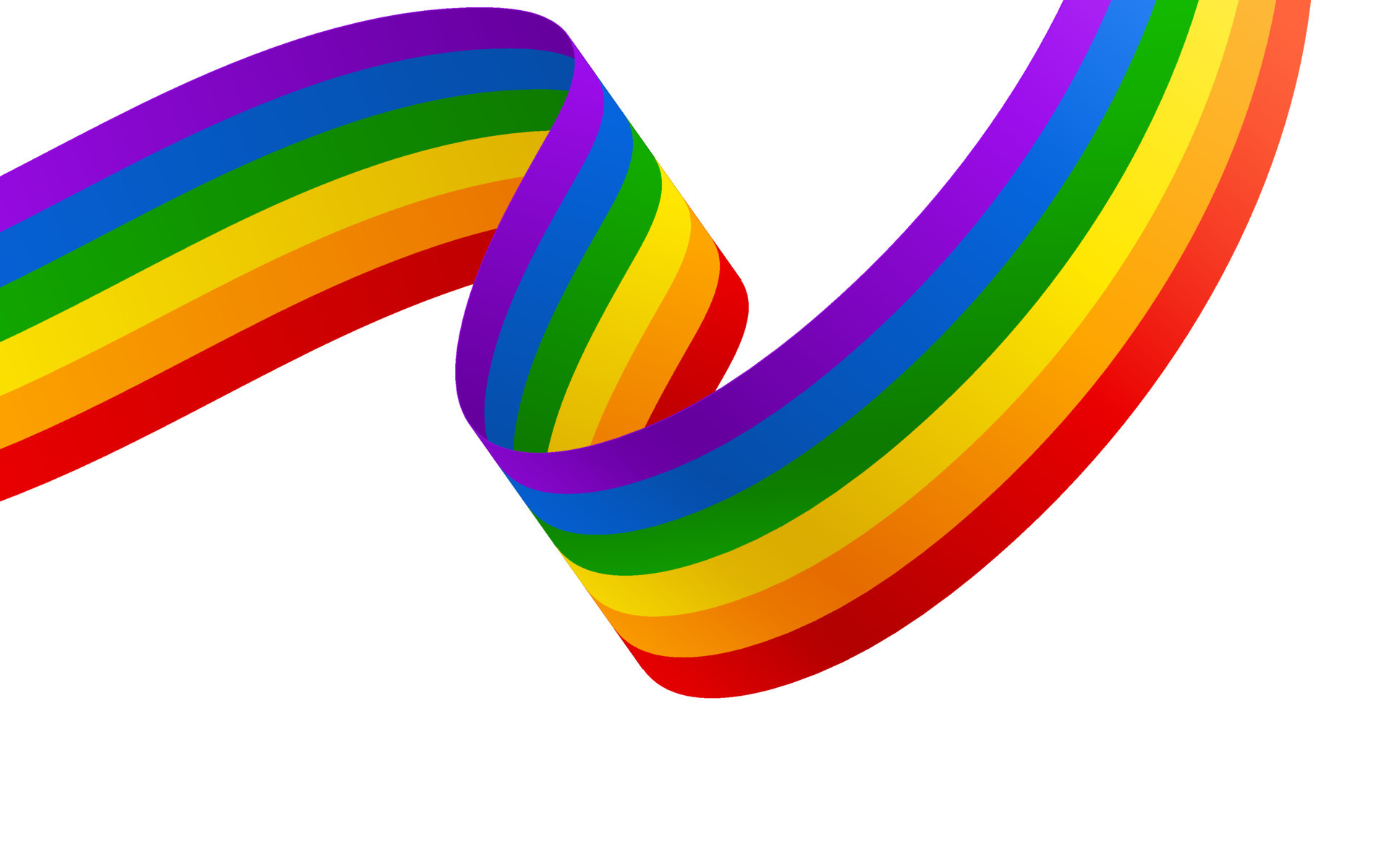 Positive Striped Rainbow Social Media Banner Or Post Template Rainbow
