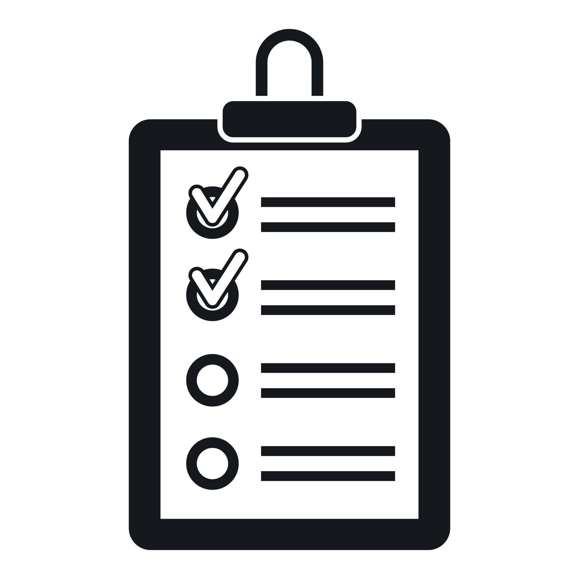 Clipboard with to do list icon, simple style 14679865 Vector Art at ...