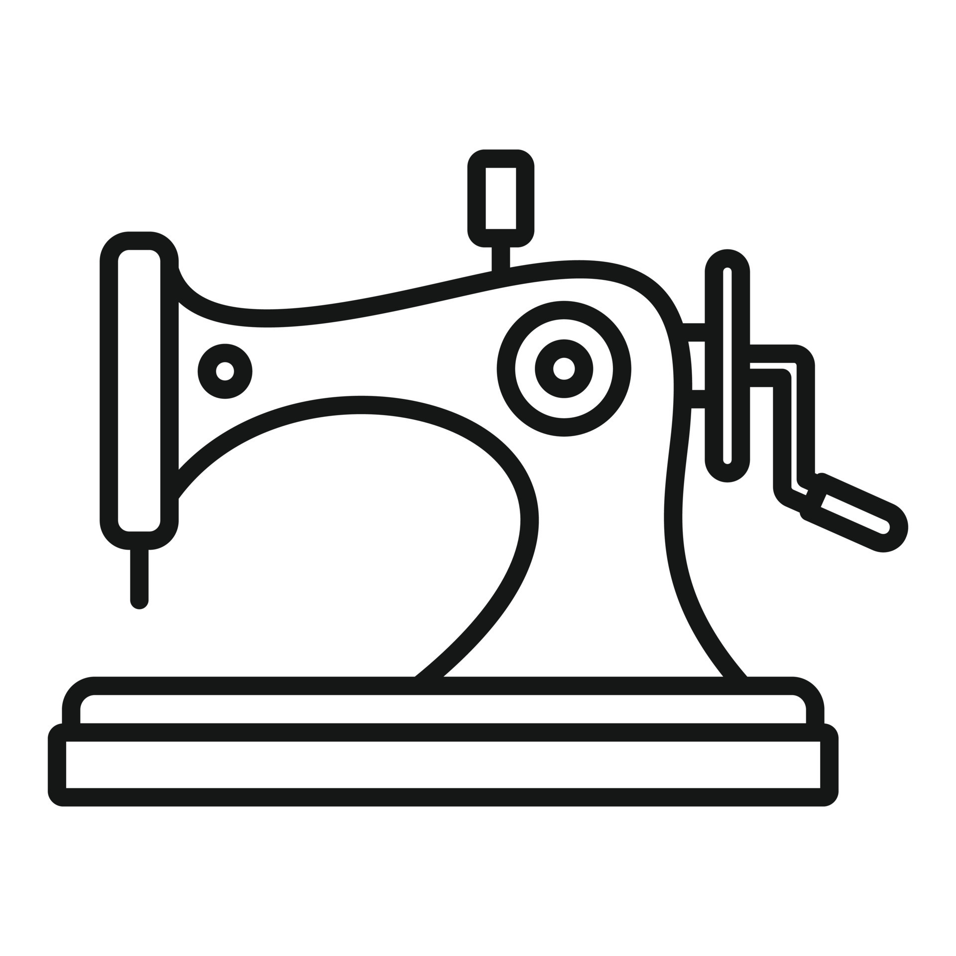 Old Sewing Machine Icon Outline Style 14680047 Vector Art At Vecteezy