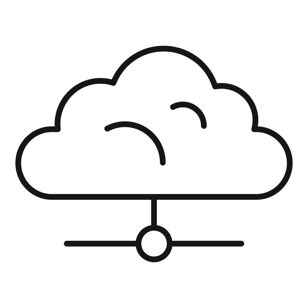 Data cloud icon, outline style 14682080 Vector Art at Vecteezy Data cloud icon, outline style 14682080 Vector Art at Vecteezy