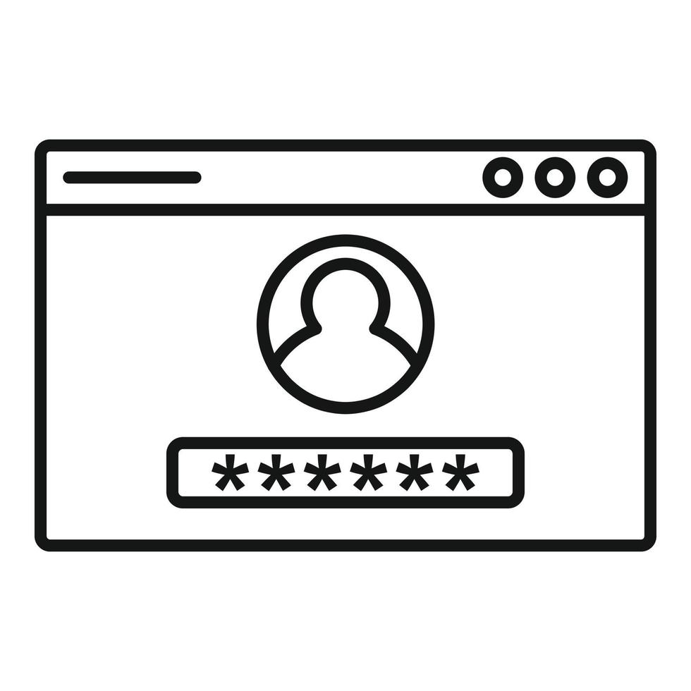 Web Authentication Icon Outline Style 14682085 Vector Art At Vecteezy
