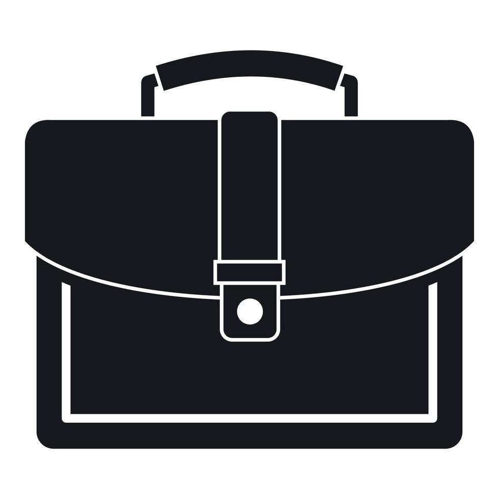 Business briefcase icon, simple style 14684805 Vector Art at Vecteezy