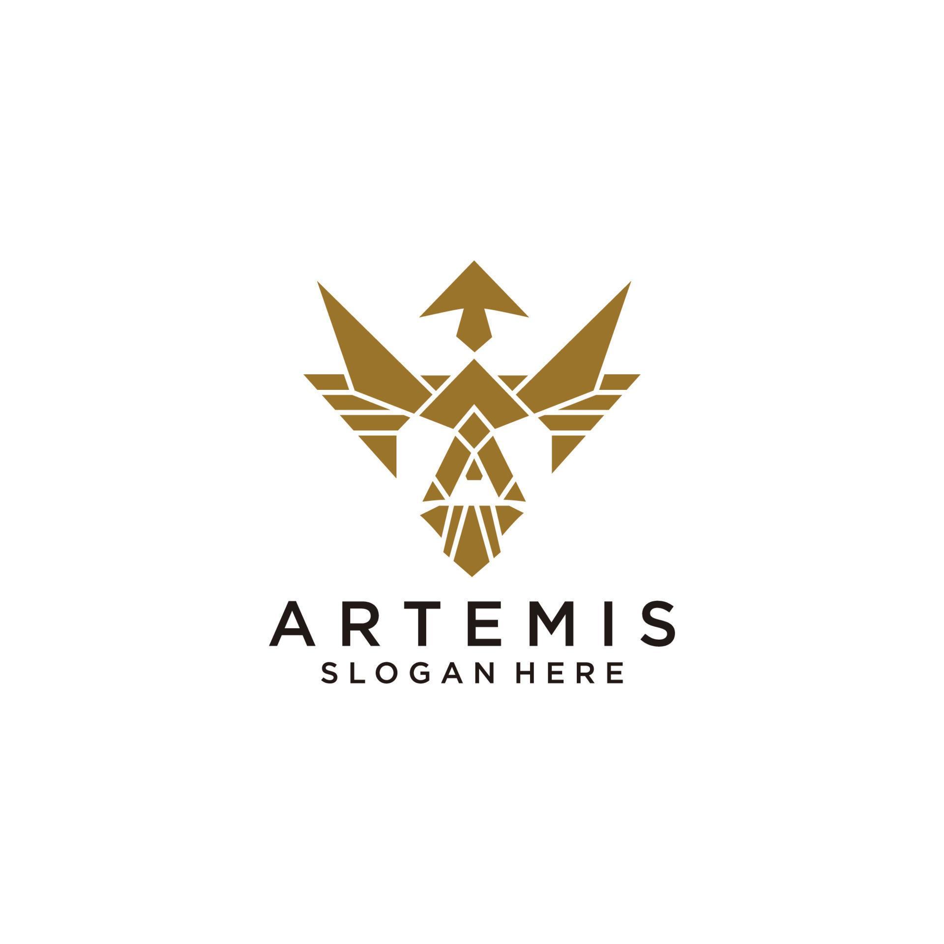 Artemis logo icon design template flat vector 14688484 Vector Art at Vecteezy