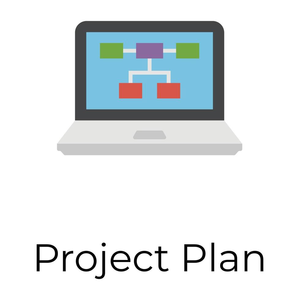 Trendy Project Plan 14692373 Vector Art at Vecteezy