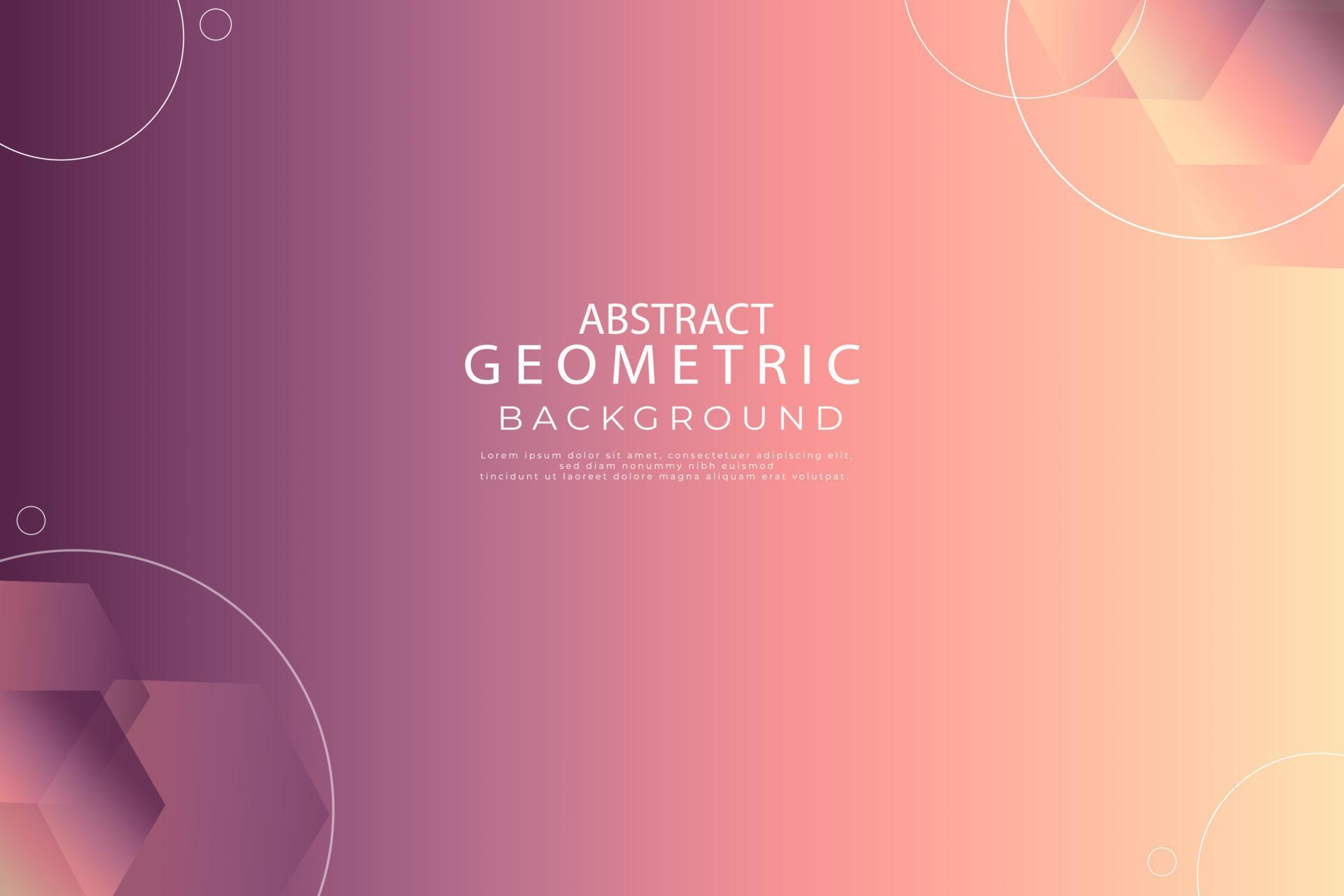 Flat Geometric Shapes Wallpaper Various Shapes And Line Abstract Flat