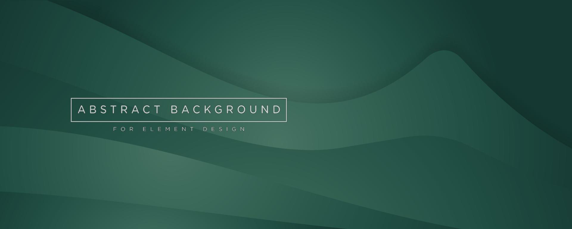 Wave dark green digital art and light in middle, design background ... Wave dark green digital art and light in middle, design background ...
