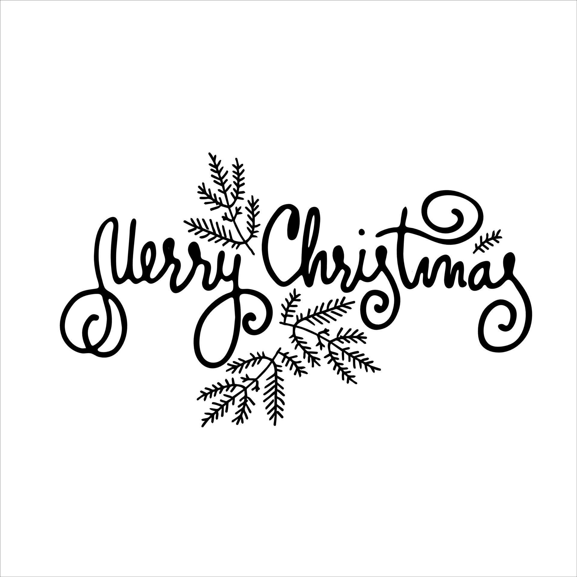 Merry Christmas greeting card 14692971 Vector Art at Vecteezy