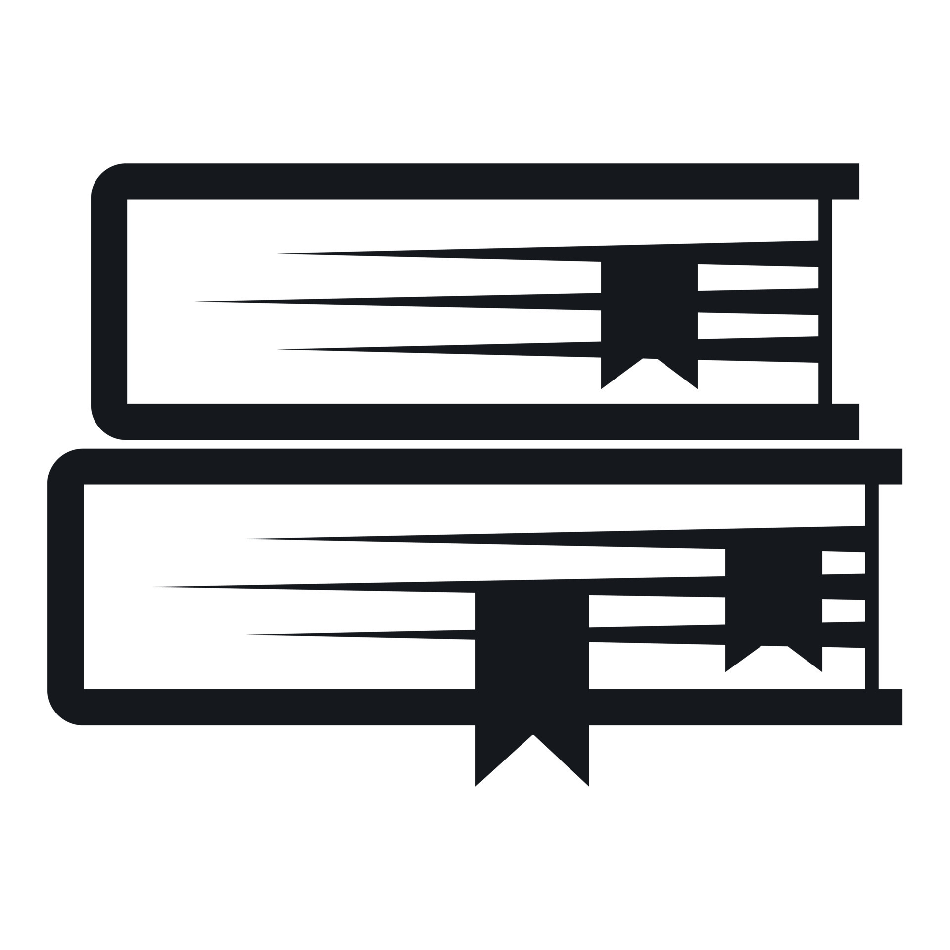 Two books icon, simple style 14693560 Vector Art at Vecteezy