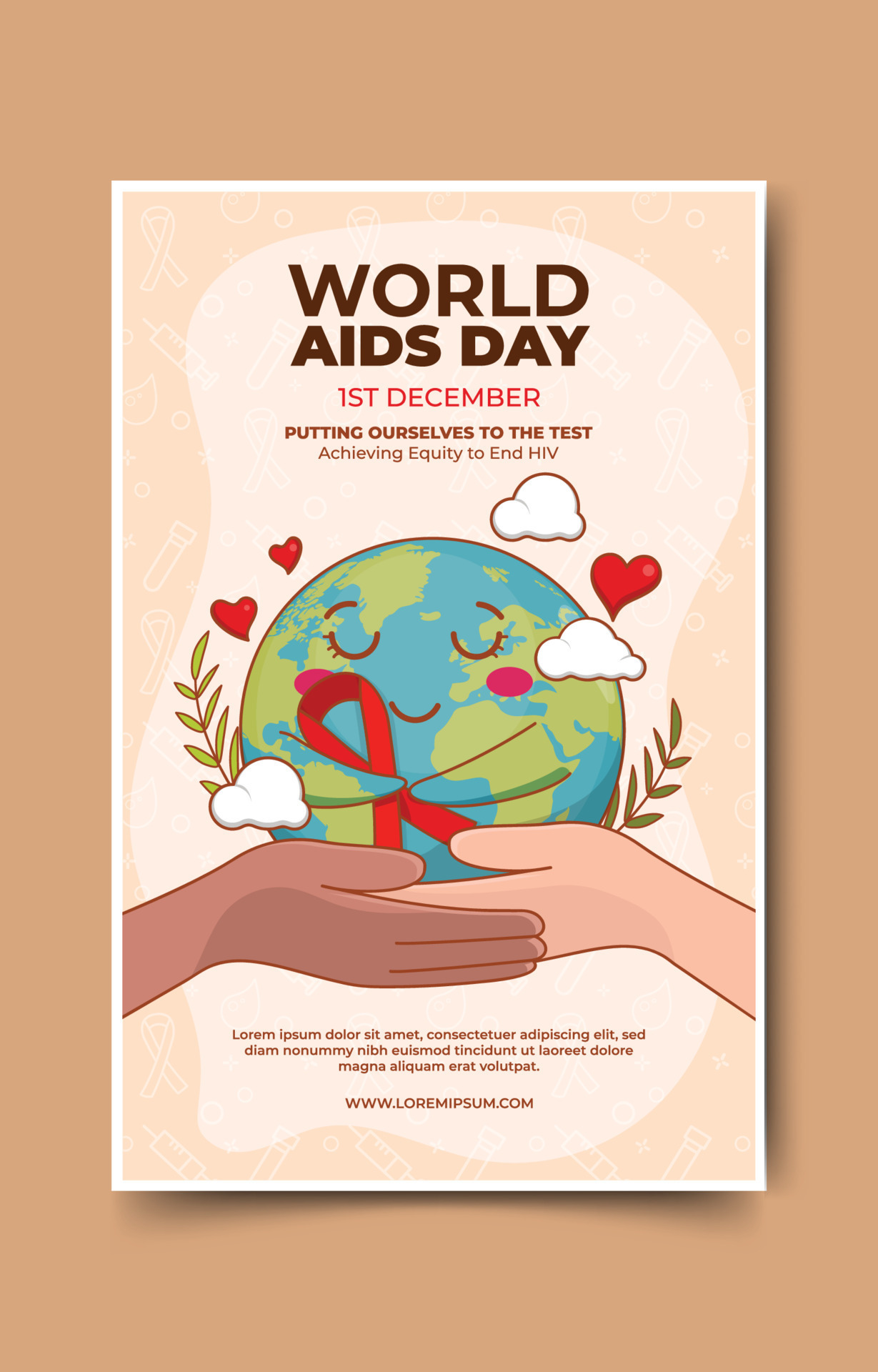 World Aids Day Public Sevice Announcement 14694225 Vector Art At Vecteezy
