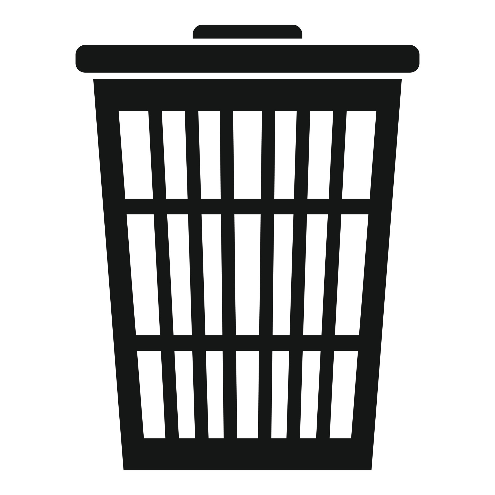 Garbage bin icon, simple style 14694956 Vector Art at Vecteezy