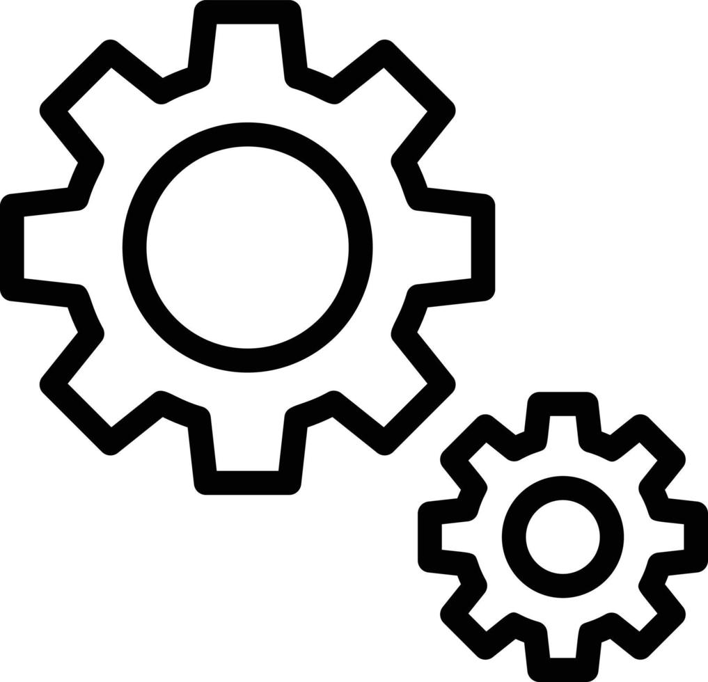 Settings Line Icon 14697090 Vector Art At Vecteezy