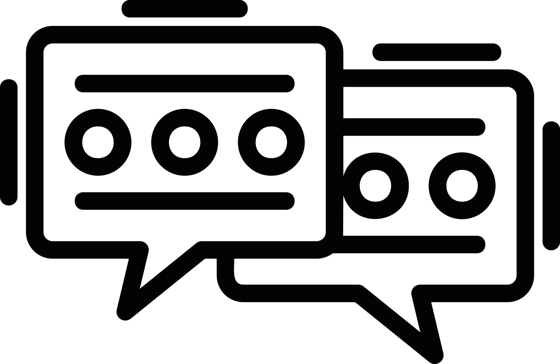 Communication Line Icon 14697360 Vector Art At Vecteezy
