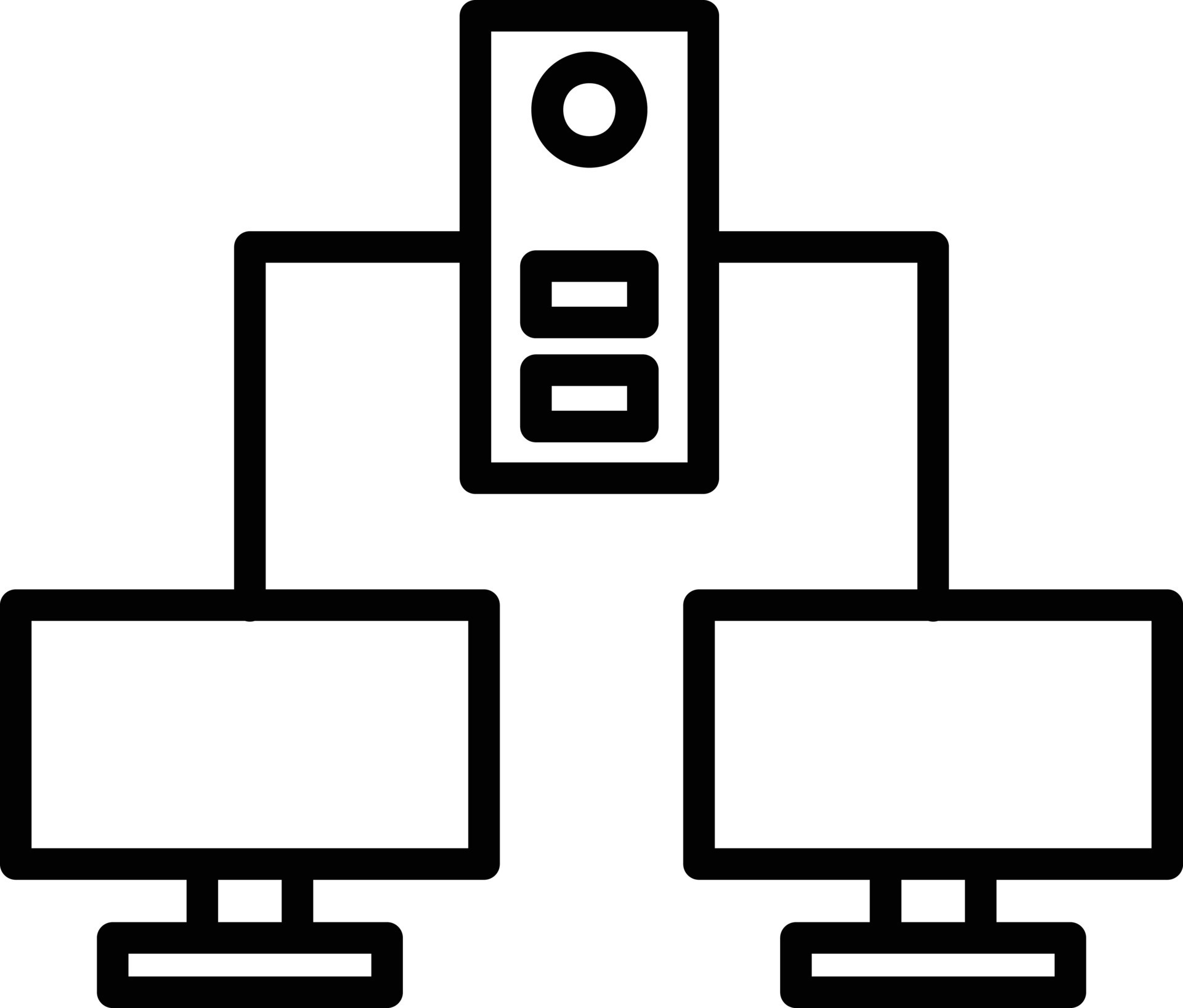 Computer Networks Line Icon 14697361 Vector Art at Vecteezy